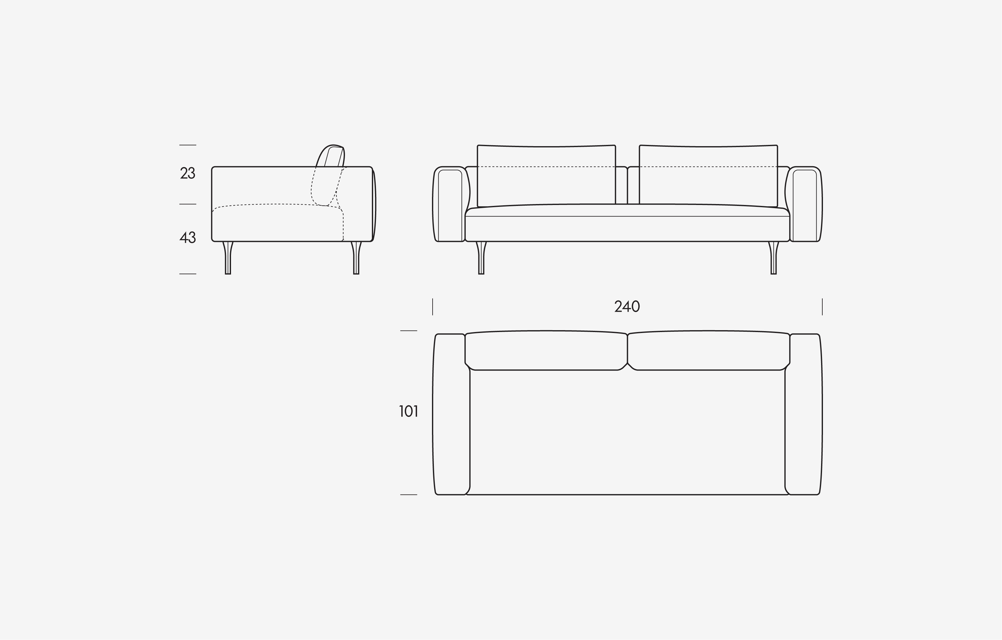 Kubik Sofa | Volumen
