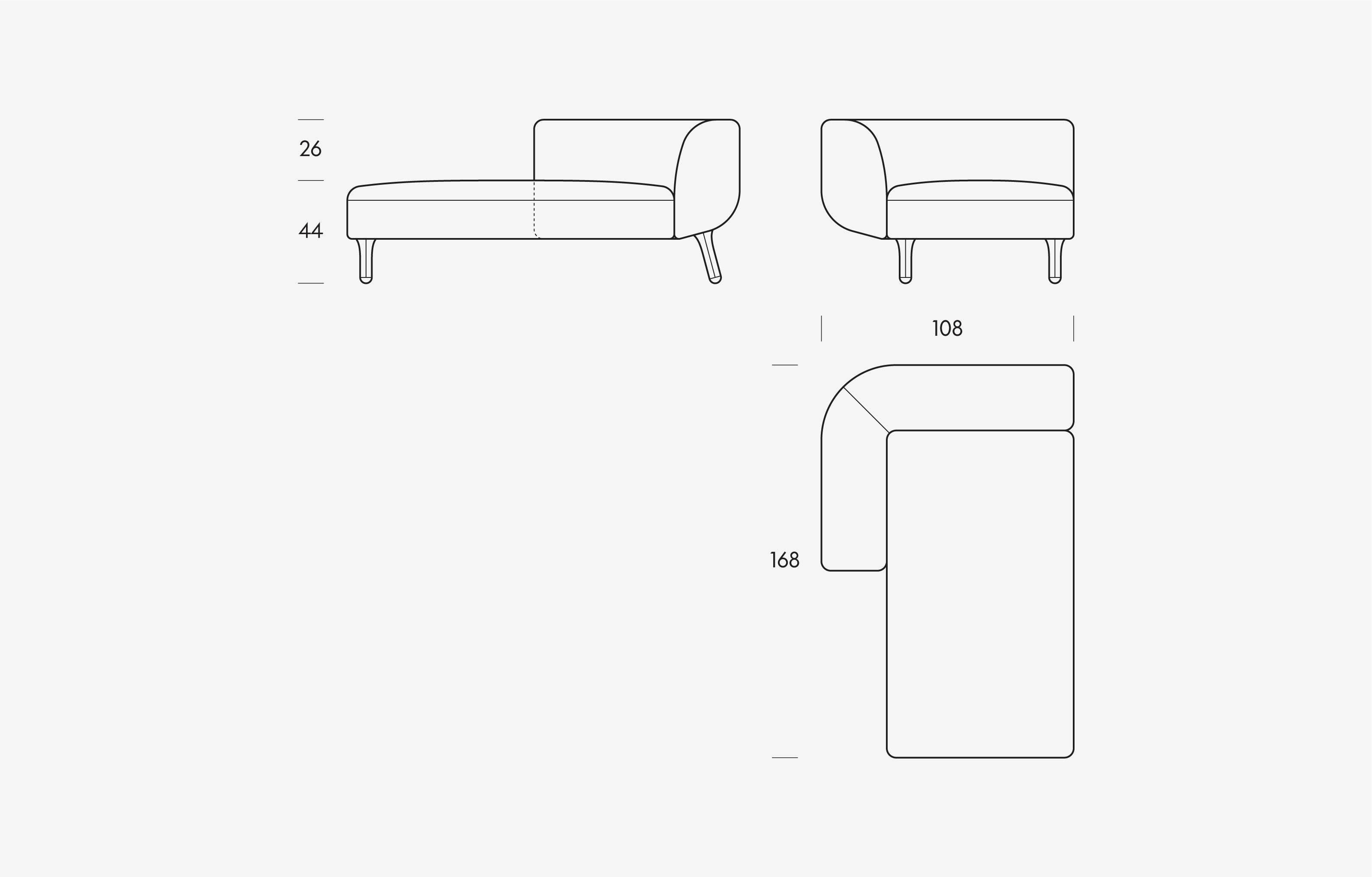 Mandarin Sofa | Volumen
