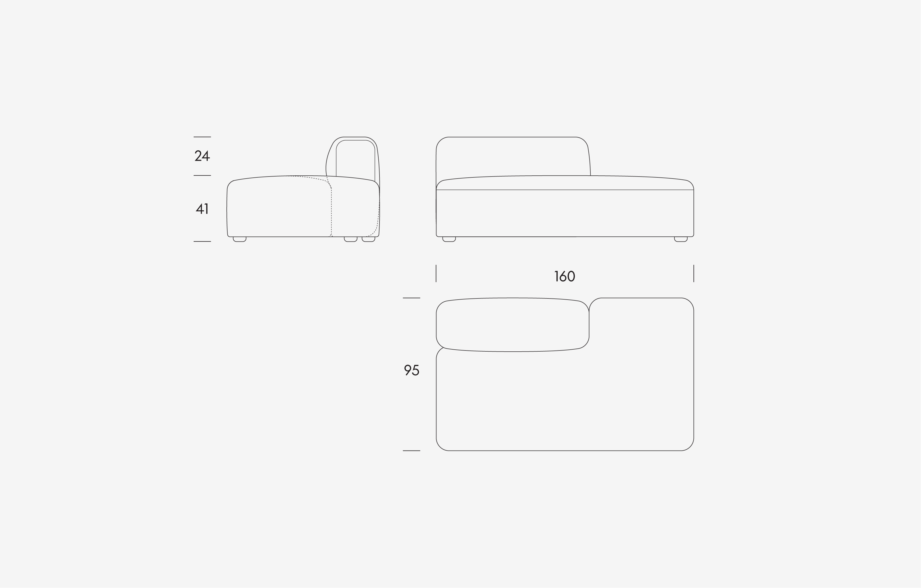 Monolite Sofa | Volumen