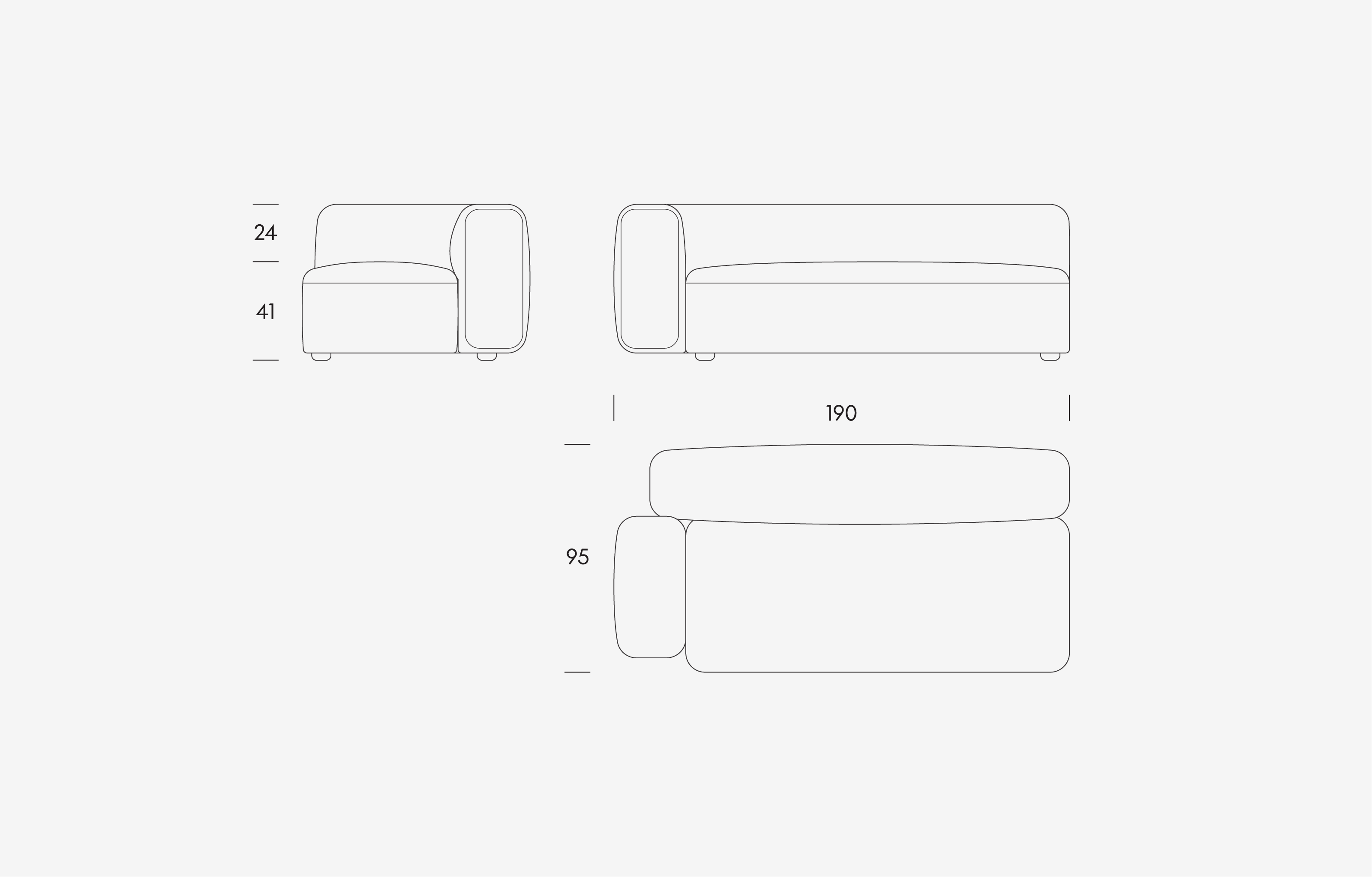 Monolite Sofa | Volumen