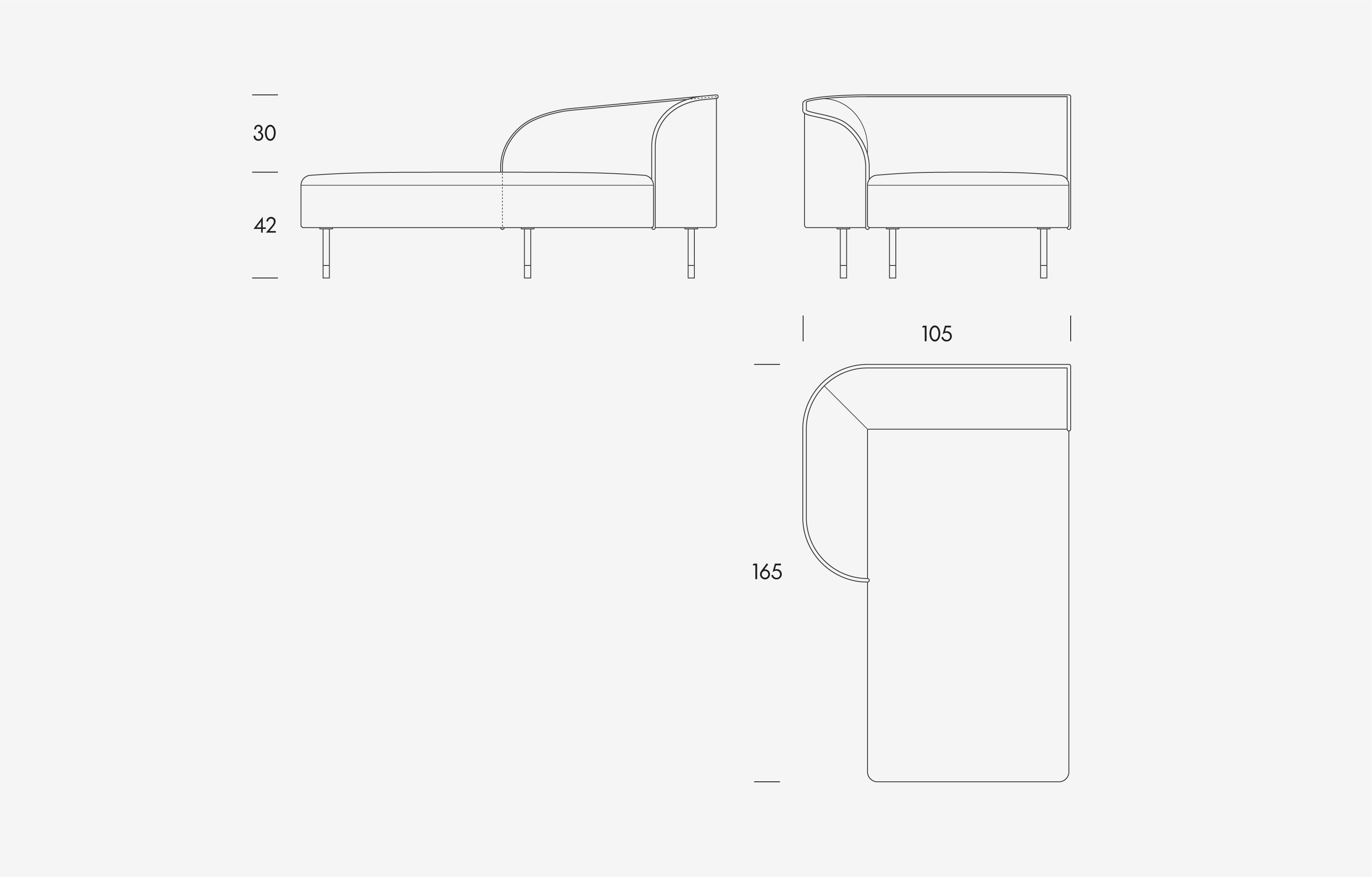 Le Mans Sofa | Volumen
